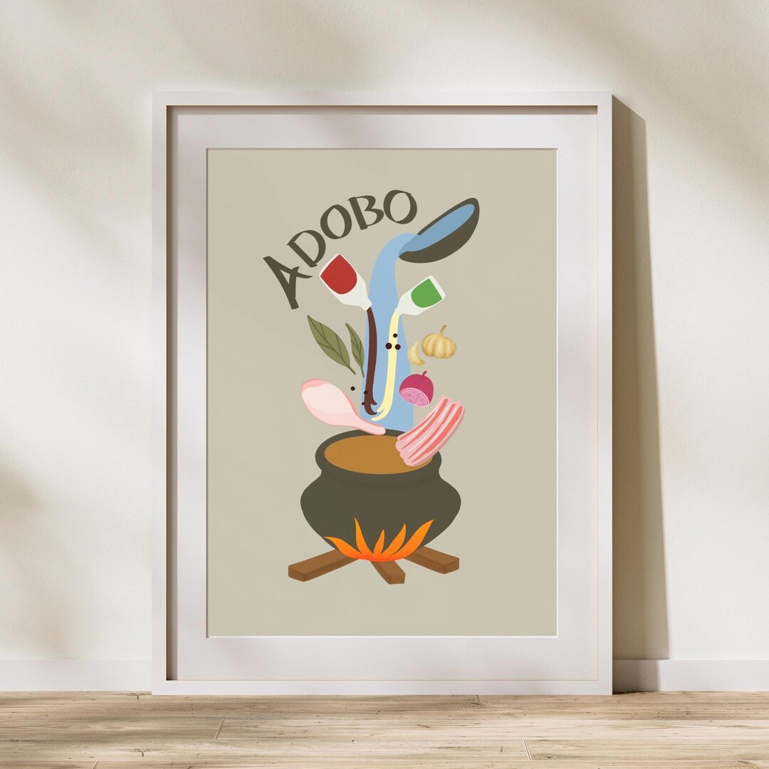 Filipino Adobo | Filipino Food | Filipino Art | Filipino Wall Art ...