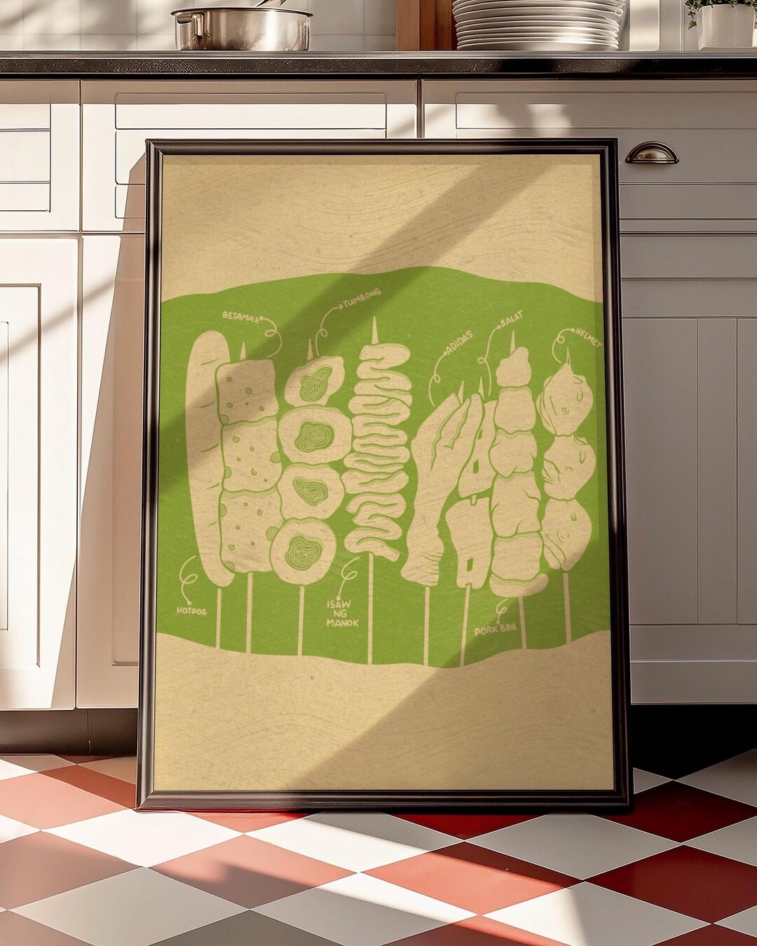 Ihaw-ihaw Filipino Street Food Poster: Isaw, BBQ Digital Art Philippine ...