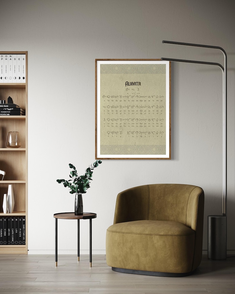Filipino Baybayin Art, Philippines Poster, Pinoy Digital Donwload ...