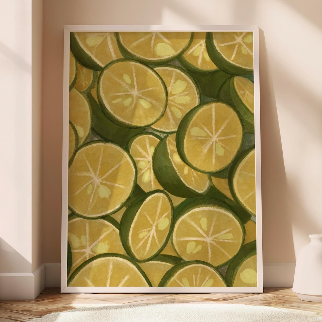 Calamansi Artwork, Filipino Printable Poster for Kitchen & Dining ...