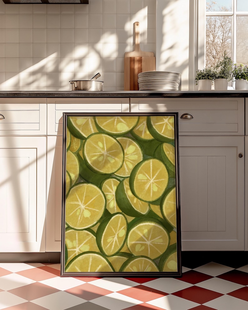Calamansi Artwork, Filipino Printable Poster for Kitchen & Dining ...