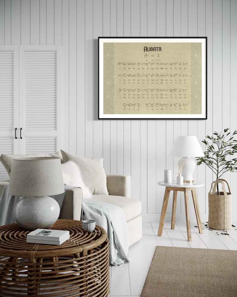 Filipino Baybayin Art, Philippines Poster, Pinoy Digital Donwload ...