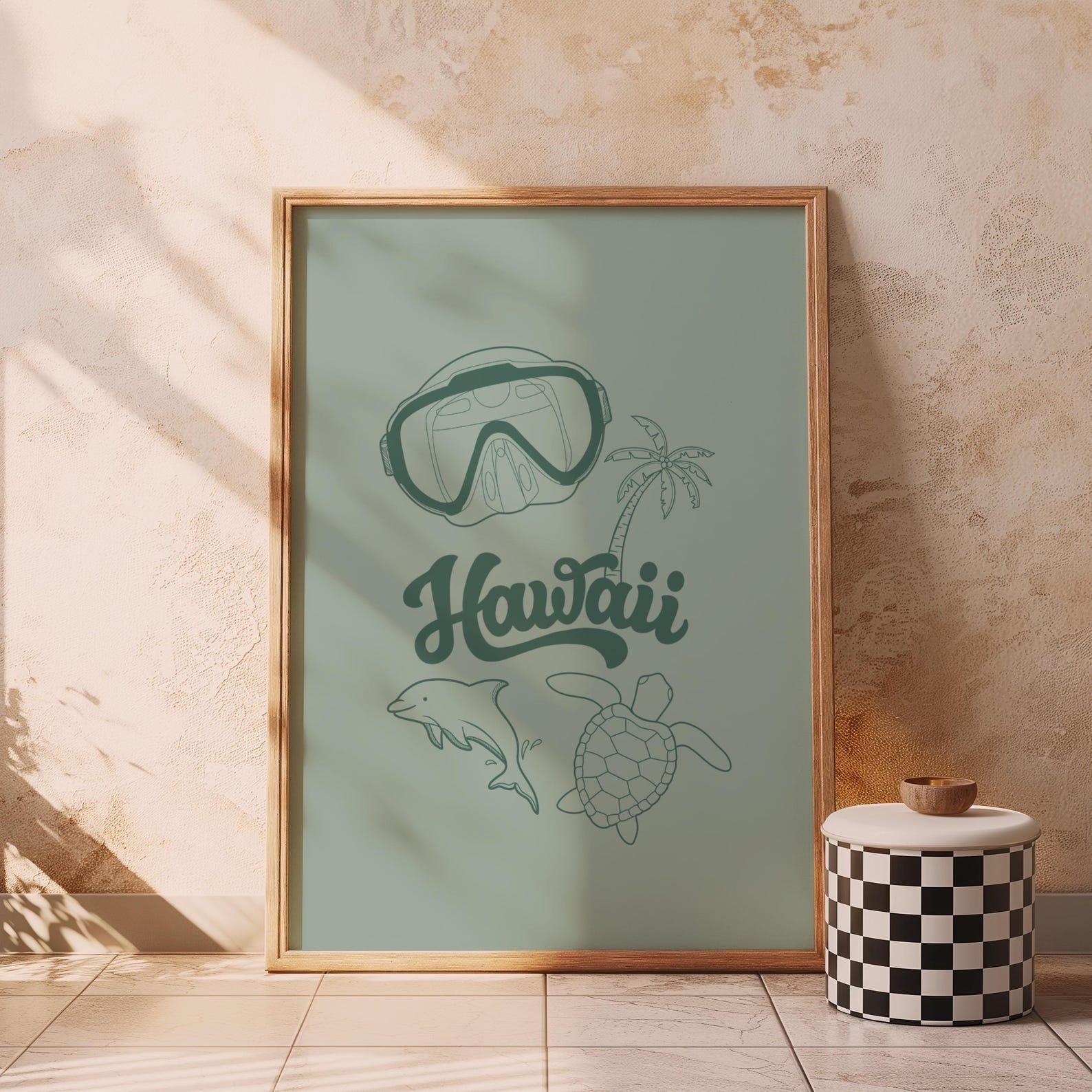 Custom 'my Favorites' Illustration Poster: Personalized Hand-drawn Art ...