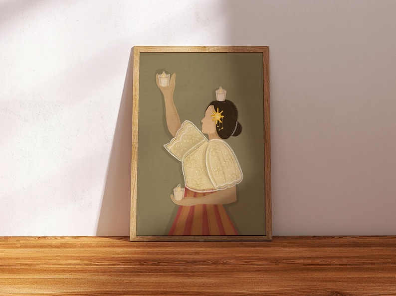 Philippines Poster, Filipino Dance Art Pandanggo Sa Ilaw, Filipino Wall ...