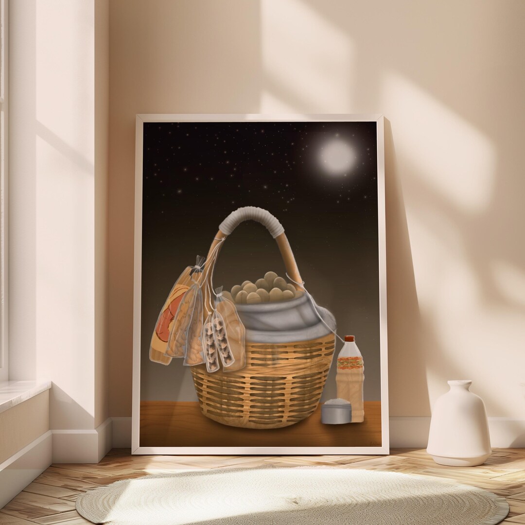 Philippines Poster Balut Filipino Street Food Vendor, Filipino Home Art ...