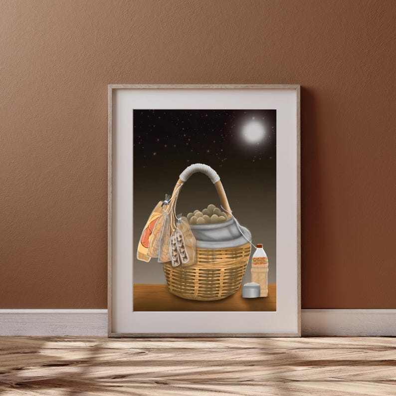 Philippines Poster Balut Filipino Street Food Vendor, Filipino Home Art ...