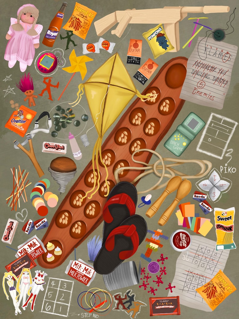 Laruang Pinoy Filipino Old Toys and Snacks Pinoy Childhood Philippine ...