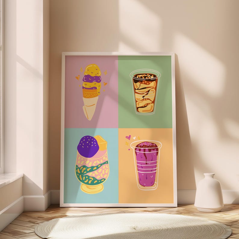 Filipino Street Food Art, Retro Poster, Digital Download Printables ...