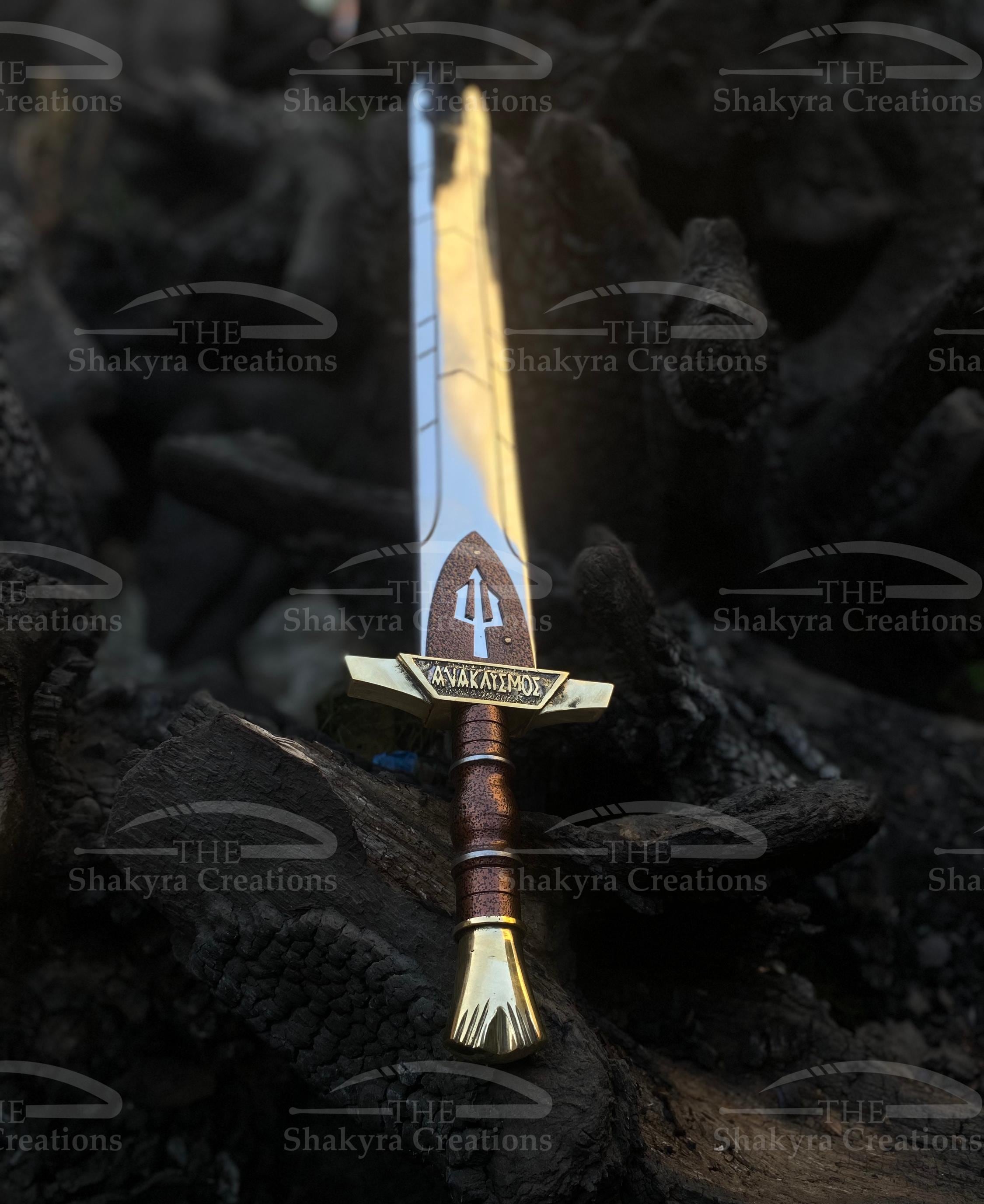Percy Jackson Riptide Sword - Anaklusmos Carbon Steel Replica | Perfect ...