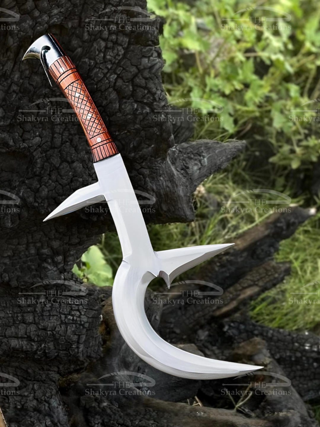 Handmade African Mambele Knife With Leather Sheath – Ready-to-use ...