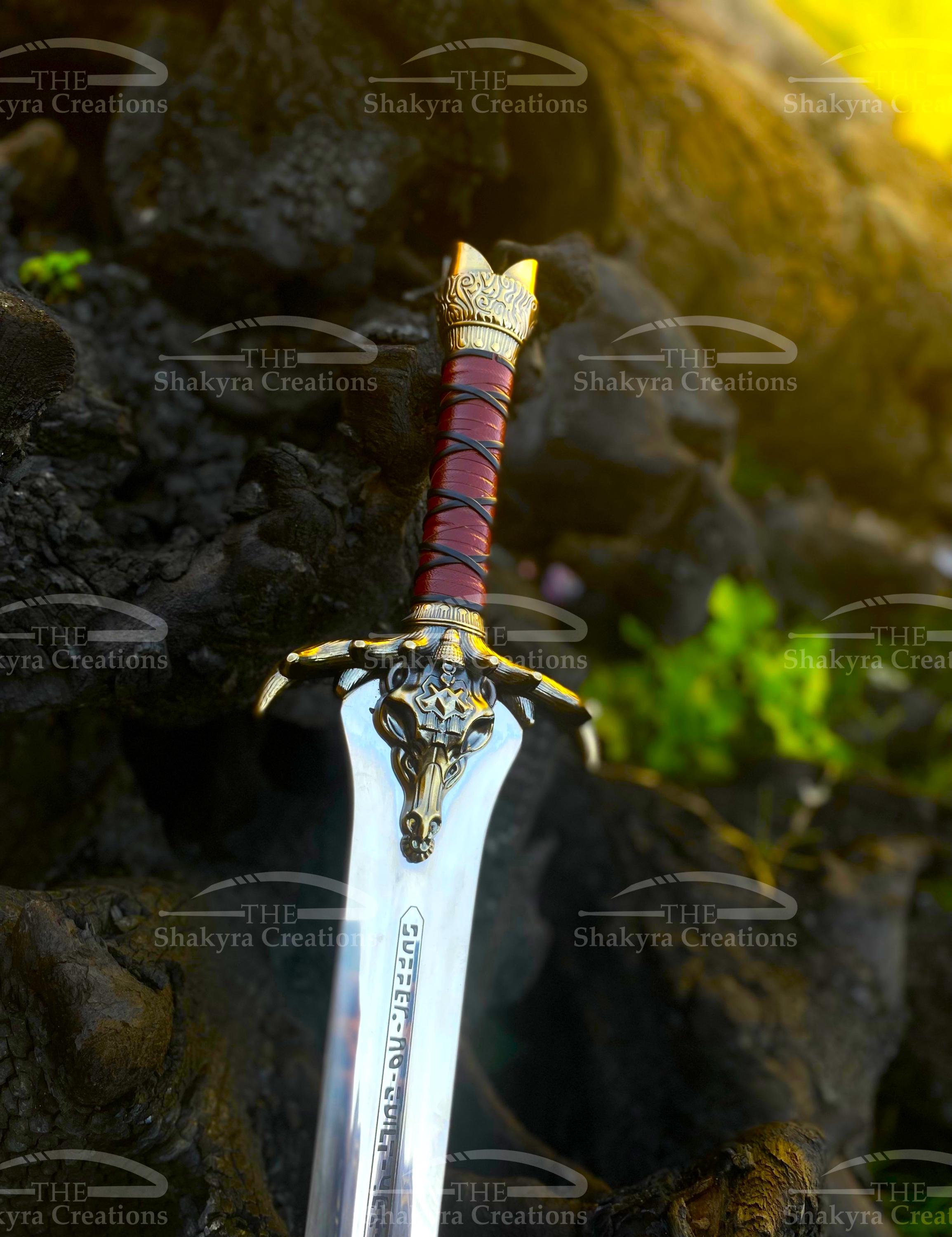 Hand-forged Conan Destroyer Sword: Authentic Atlantean Replica for Epic ...