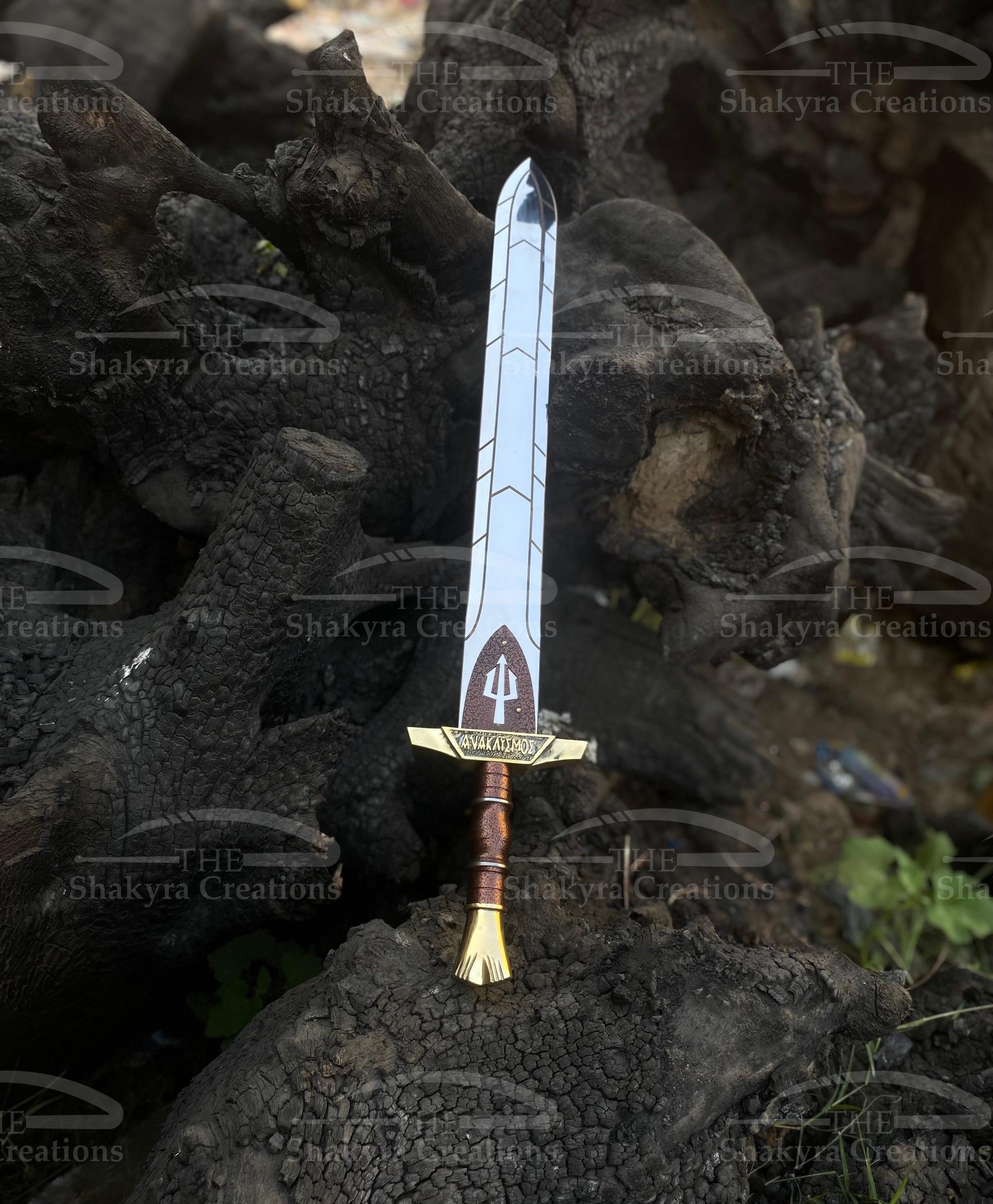 Percy Jackson Riptide Sword - Anaklusmos Carbon Steel Replica | Perfect for Ultimate Cosplay ...