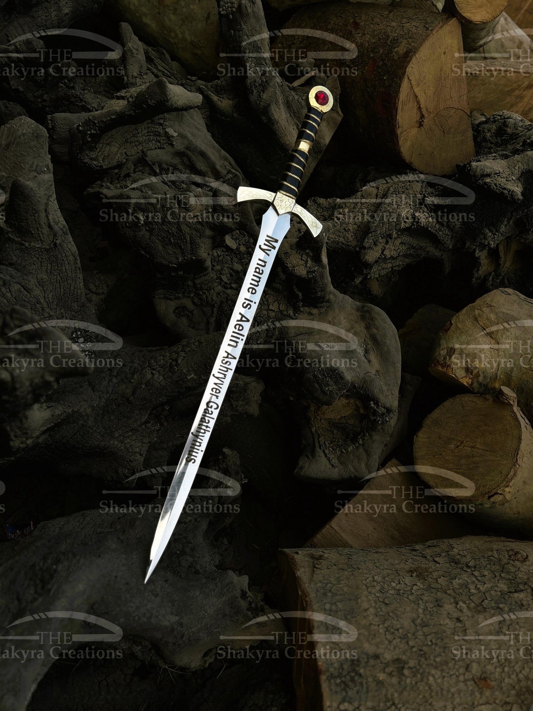 Goldryn Sword Replica From Throne of Glass Crafted With a Steel Blade ...