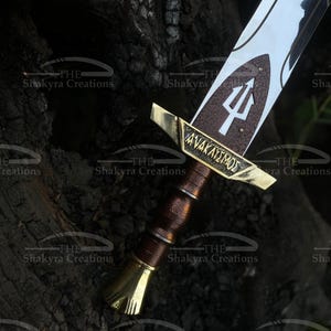 Percy Jackson Riptide Sword - Anaklusmos Carbon Steel Replica | Perfect ...
