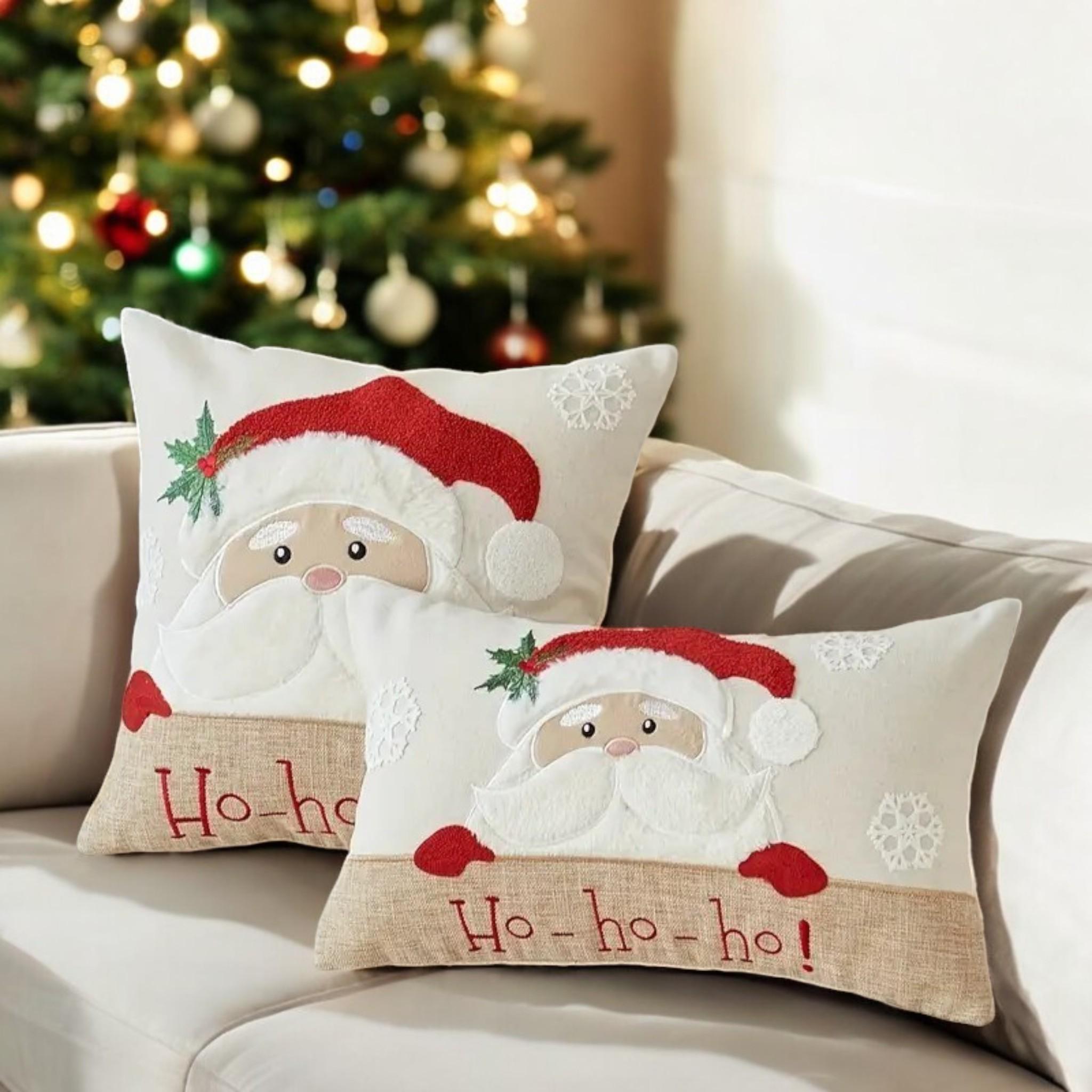 Santa Claus Pillow Cover, Home Decoration, Christmas Gift, Christmas ...
