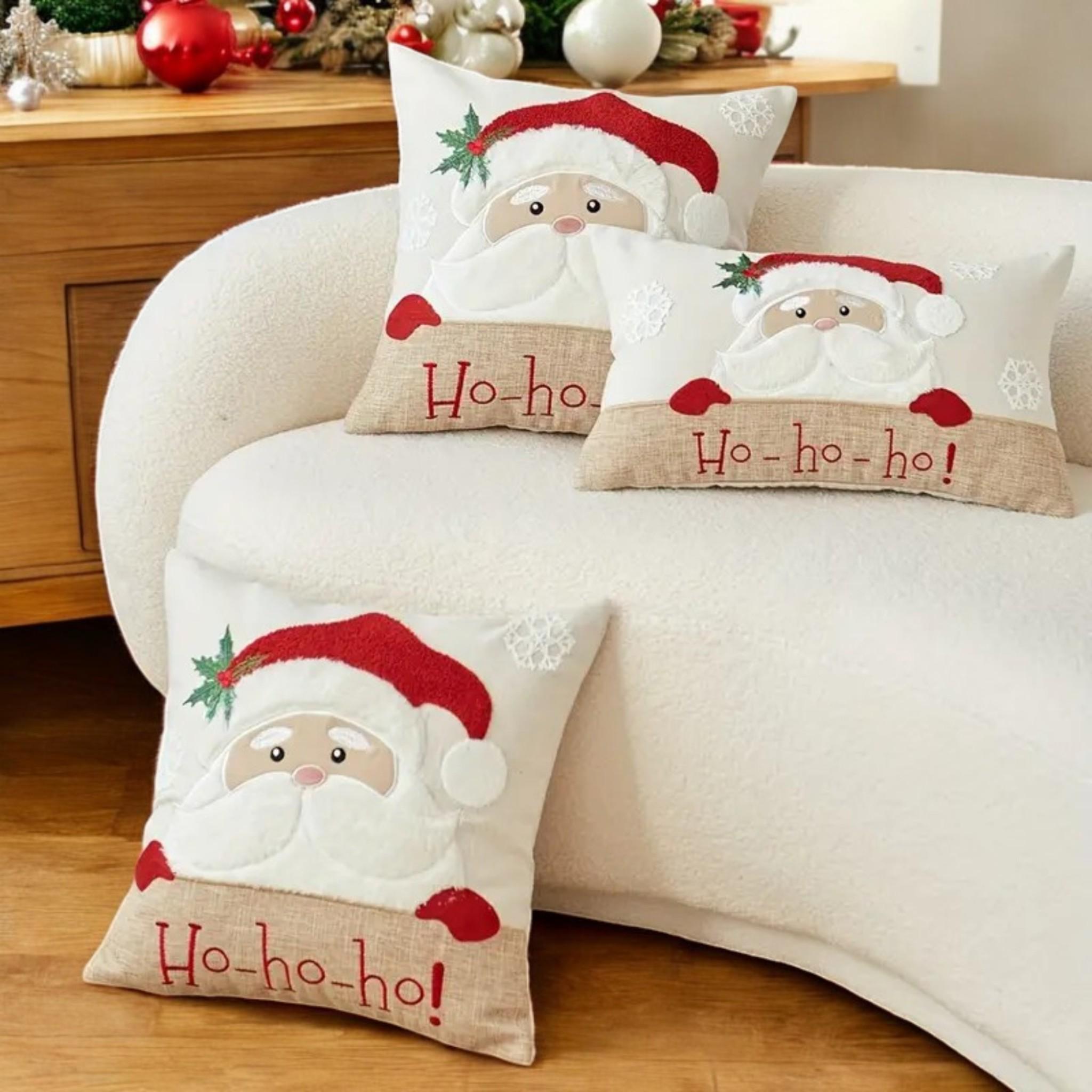 Santa Claus Pillow Cover, Home Decoration, Christmas Gift, Christmas ...