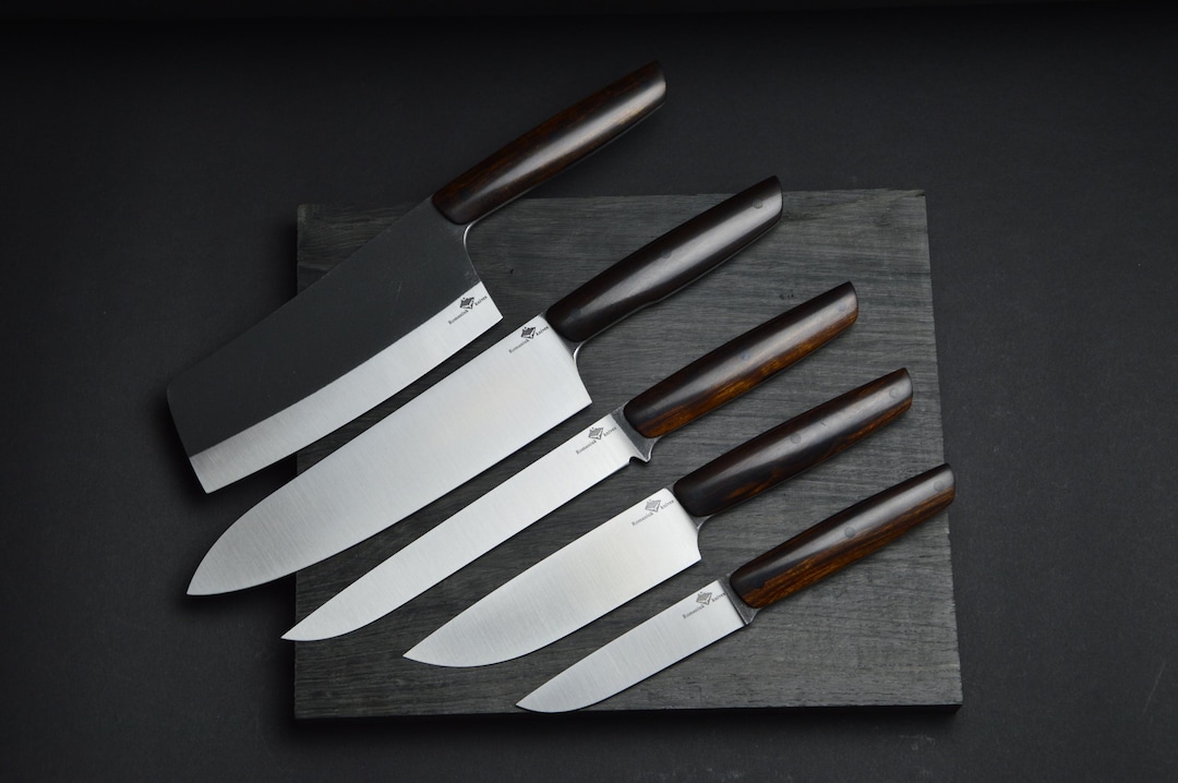 Kitchen Knife Set, Chef Set Knife,handmade Knife Set, Big Knife,kitchen ...