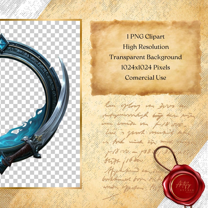 Dark Assassin Token Frame – Digital Border for Dnd or Anything Game ...
