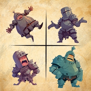 Goofy Fighters – 24 Funny Warrior Characters for RPG and Fantasy Art ...