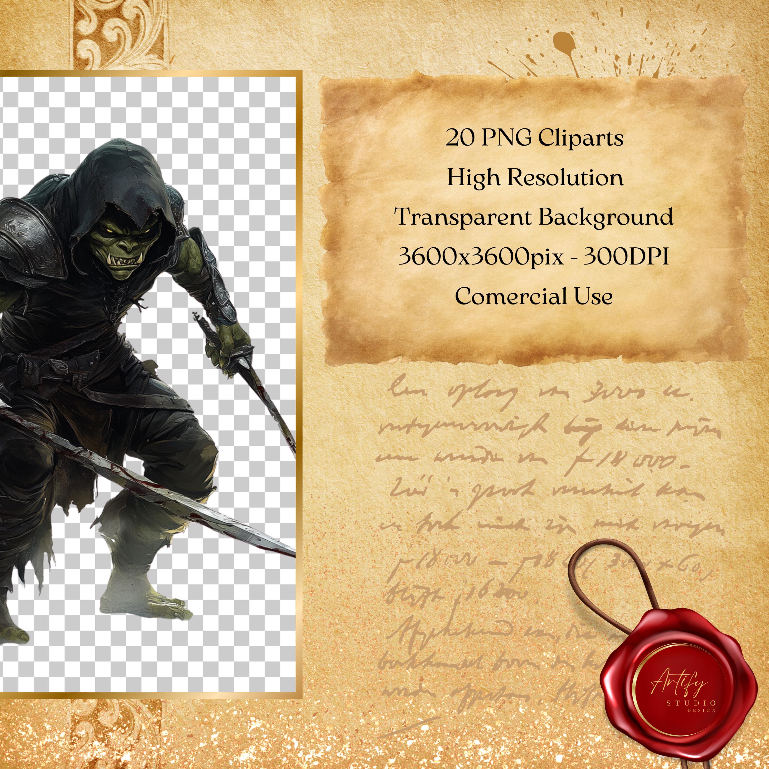 Fantasy RPG Goblin Warriors Cliparts, Commercial Use, Dnd, RPG , PNG ...