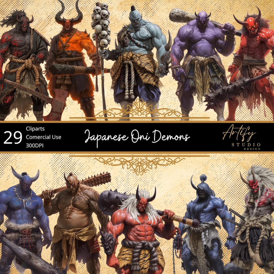 Japanese Oni Demons – 29 Demonic Creatures Inspired by Japanese ...