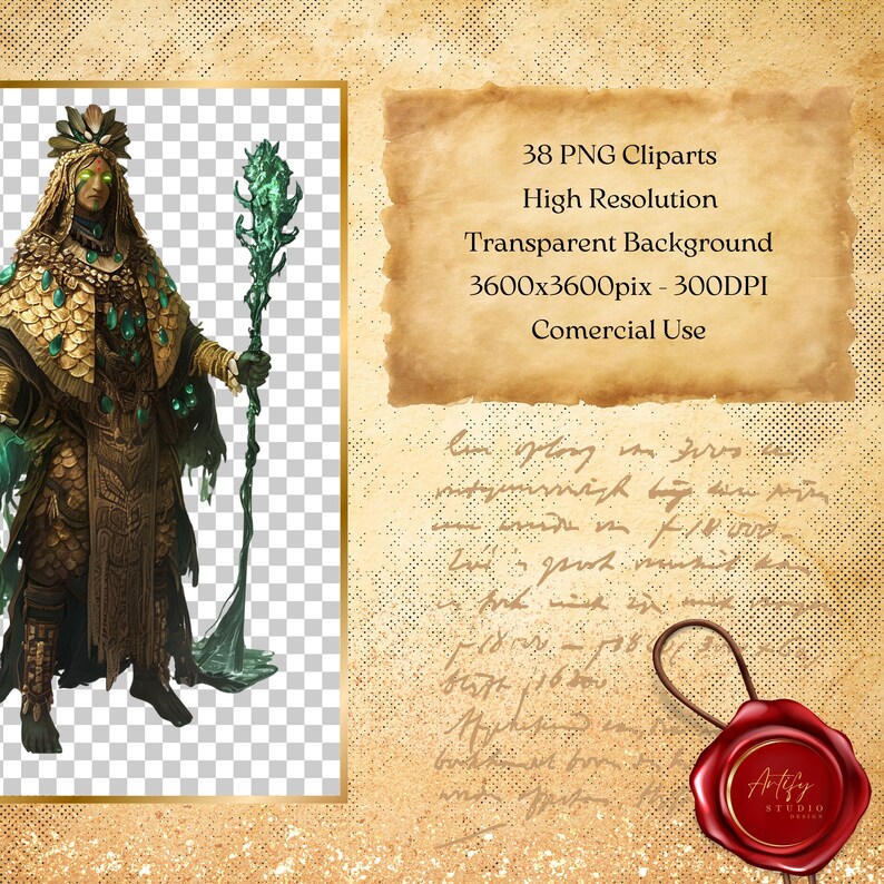 Cursed Aztecs – Undead Warriors of a Lost Empire, Fantasy Cliparts ...
