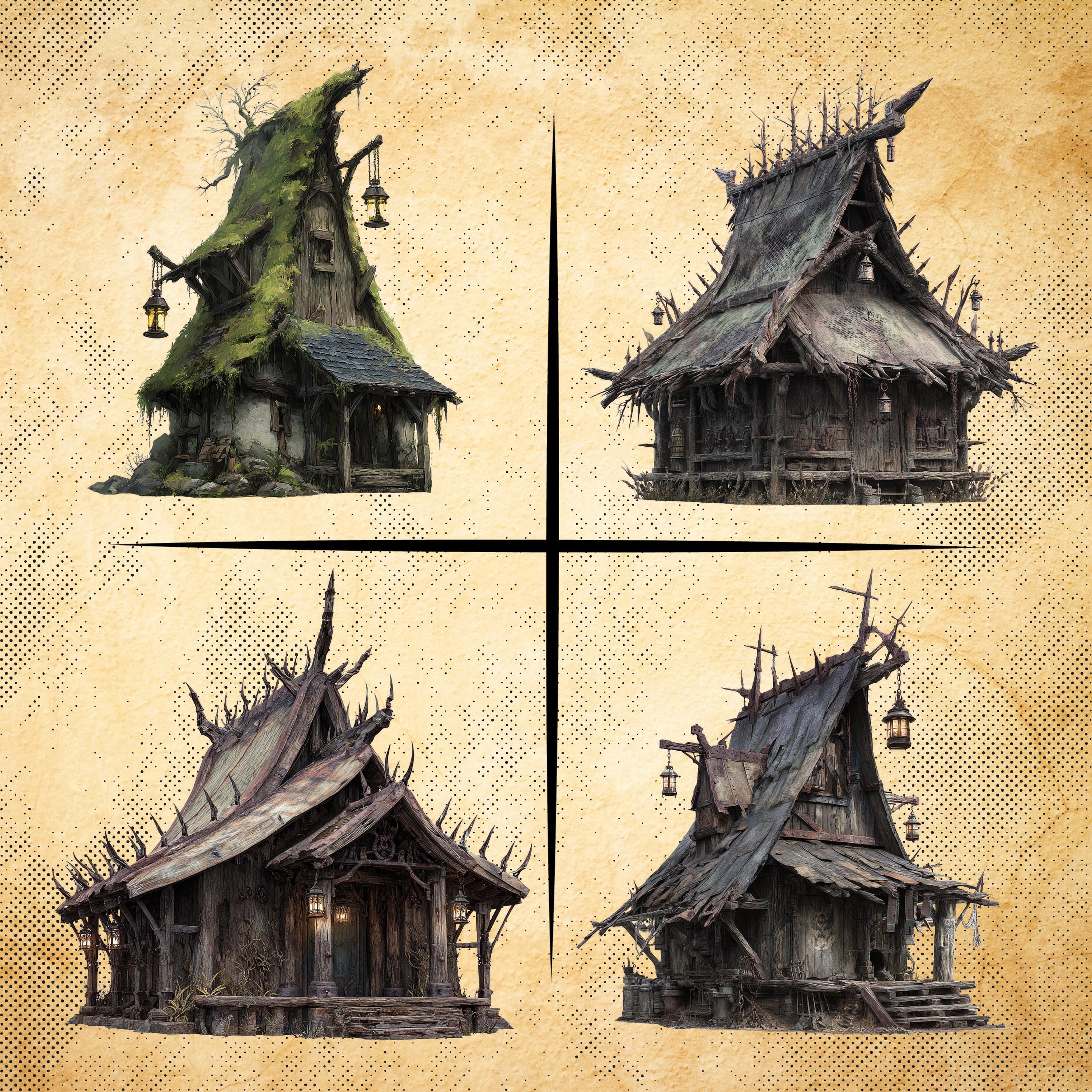 Witch Huts – 24 Enchanted Fantasy Cottages for TTRPG & RPG Worlds ...