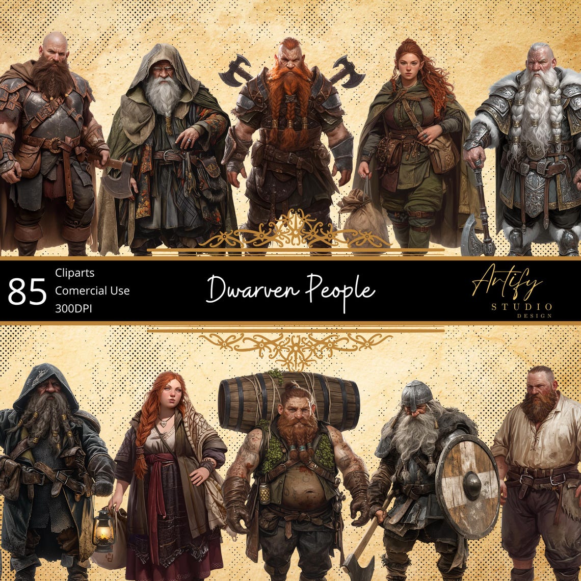 Dwarven People – 85 Distinct Fantasy Dwarves for TTRPG and ...
