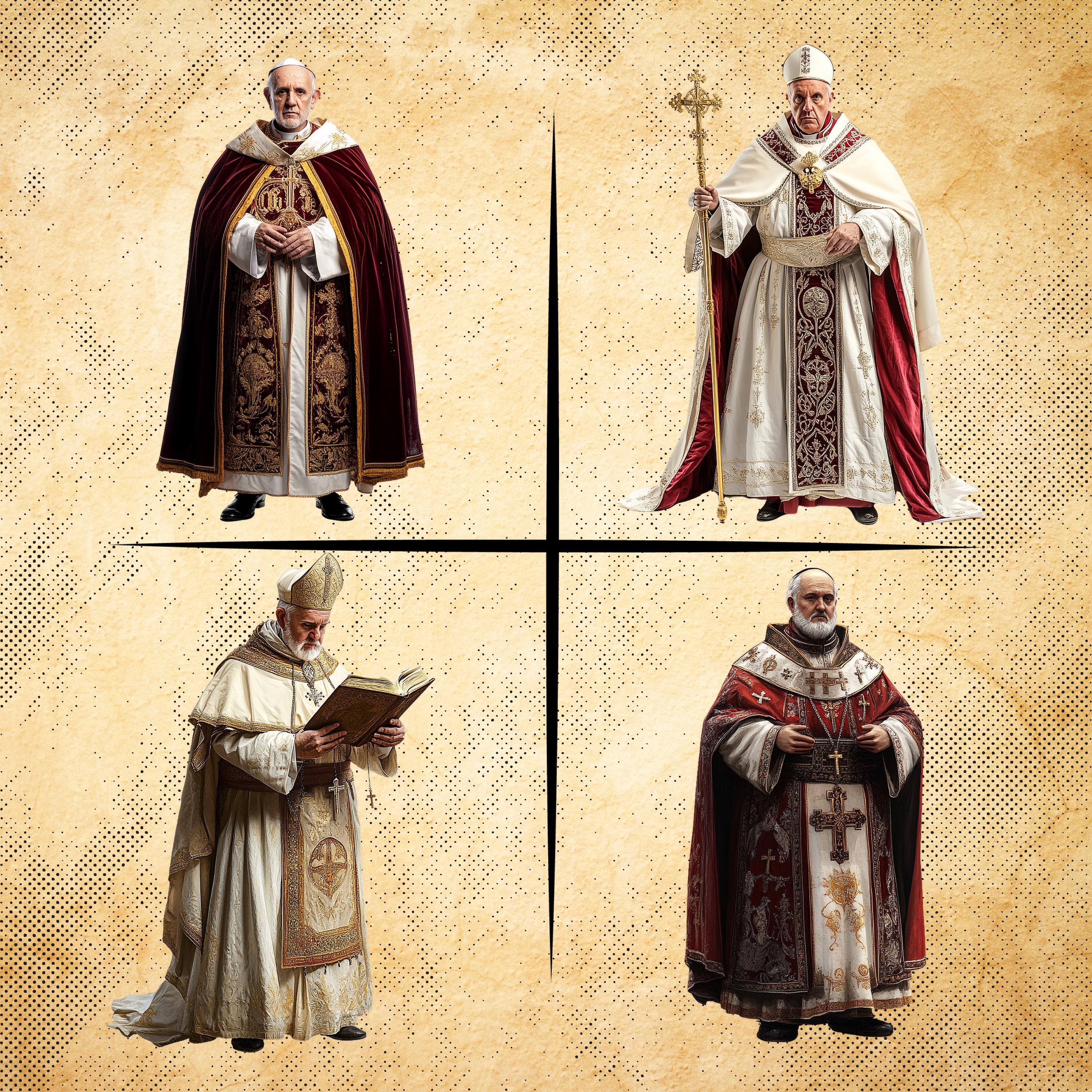 Medieval Popes – Holy Leaders of the Old World , Fantasy Cliparts ...