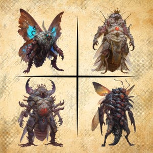 Insect Monsters – 24 Terrifying Fantasy Creatures of the Swarm , TTRPG ...