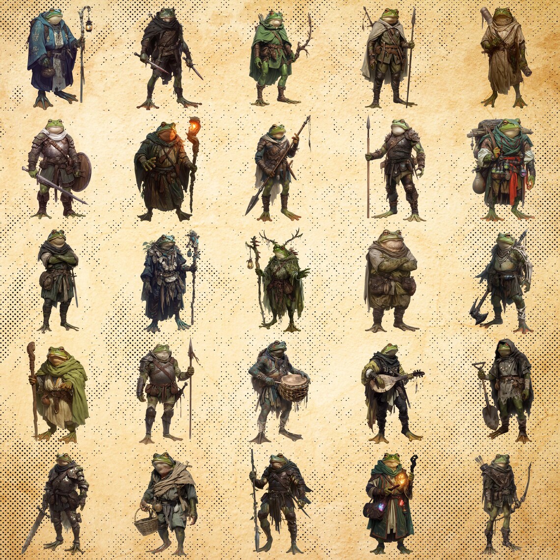 Fantasy Frogfolk – 60 Unique Amphibian Creatures for TTRPG & Fantasy ...