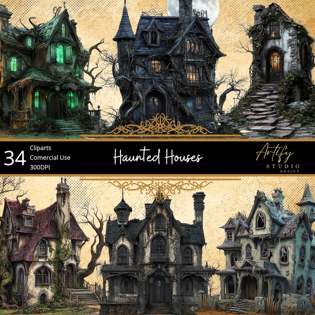 Haunted Houses – Shadowy Homes Full of Mystery and Eerie Silence ...