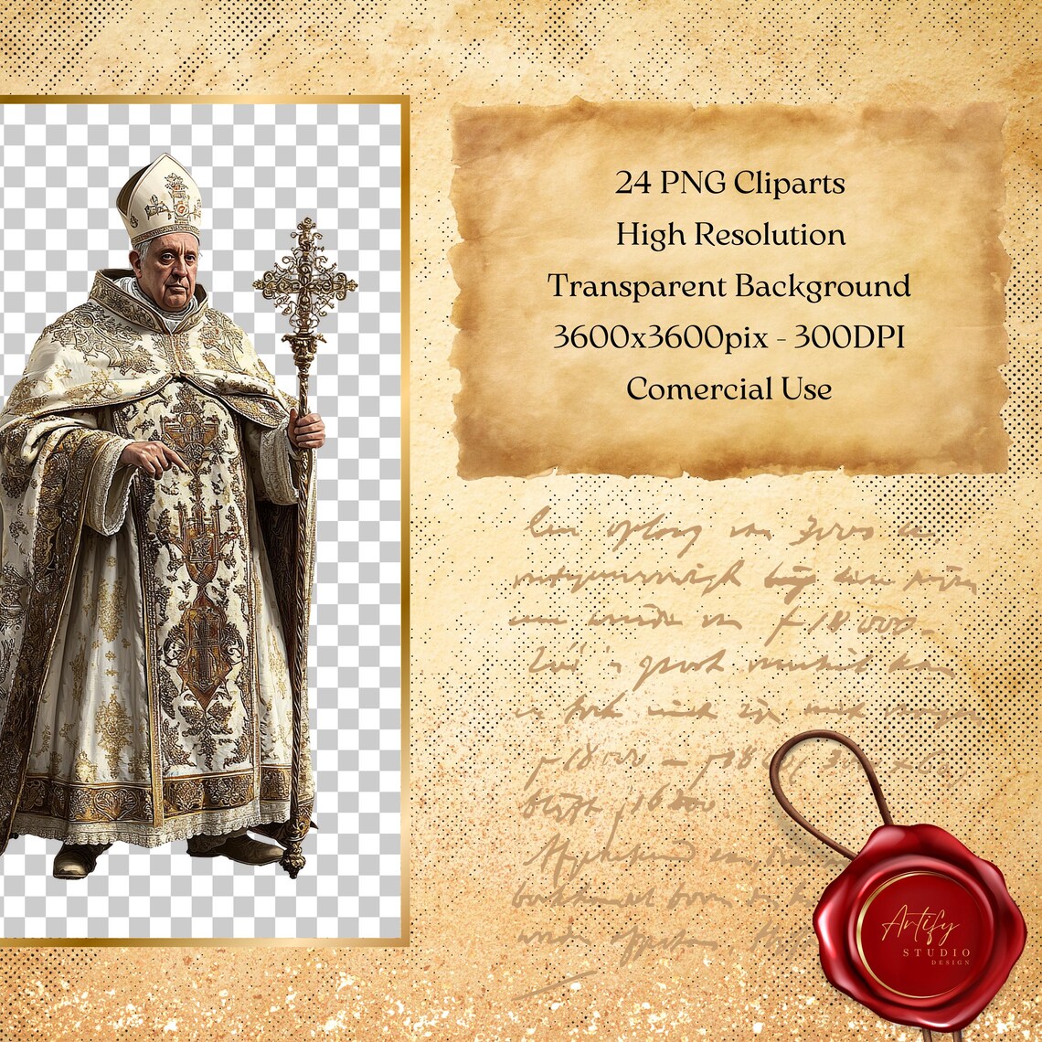 Medieval Popes – Holy Leaders of the Old World , Fantasy Cliparts ...