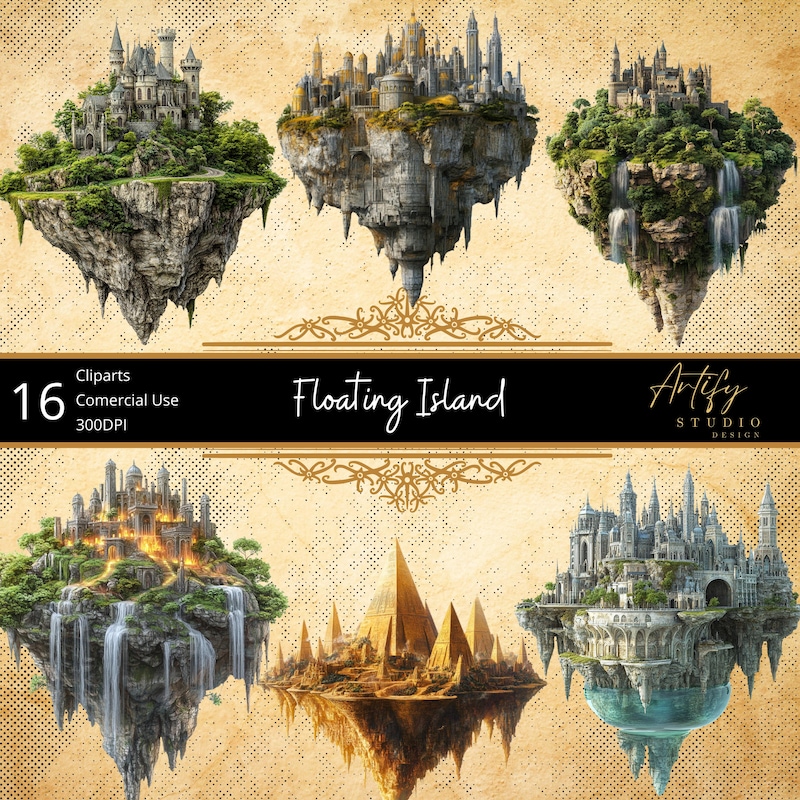 Fantasy Floating Island - Etsy