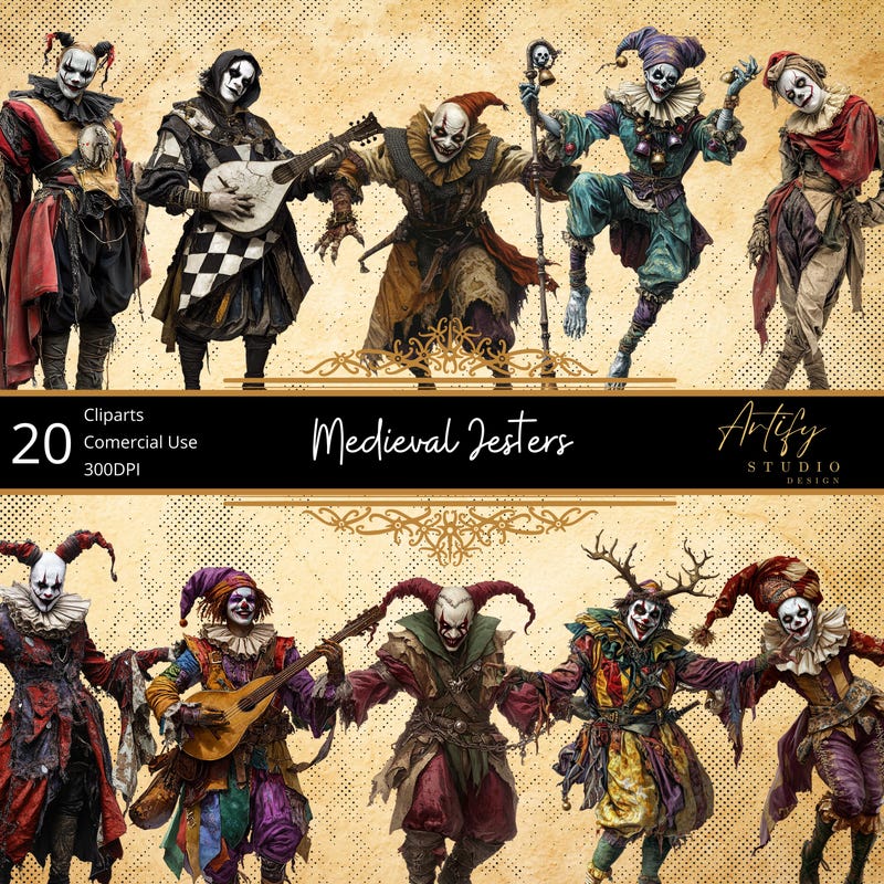 Jester Characters - Etsy