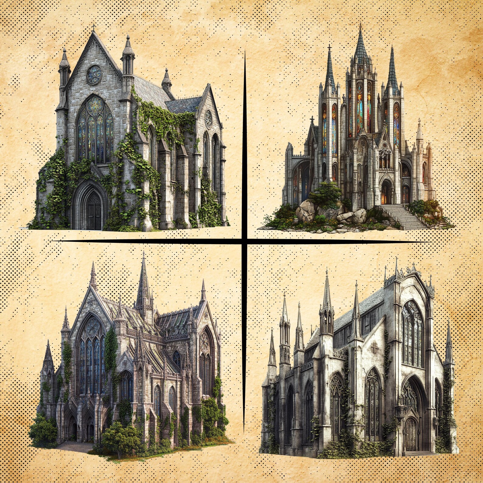 Medieval Cathedrals – Majestic Gothic and Romanesque Architecture ...