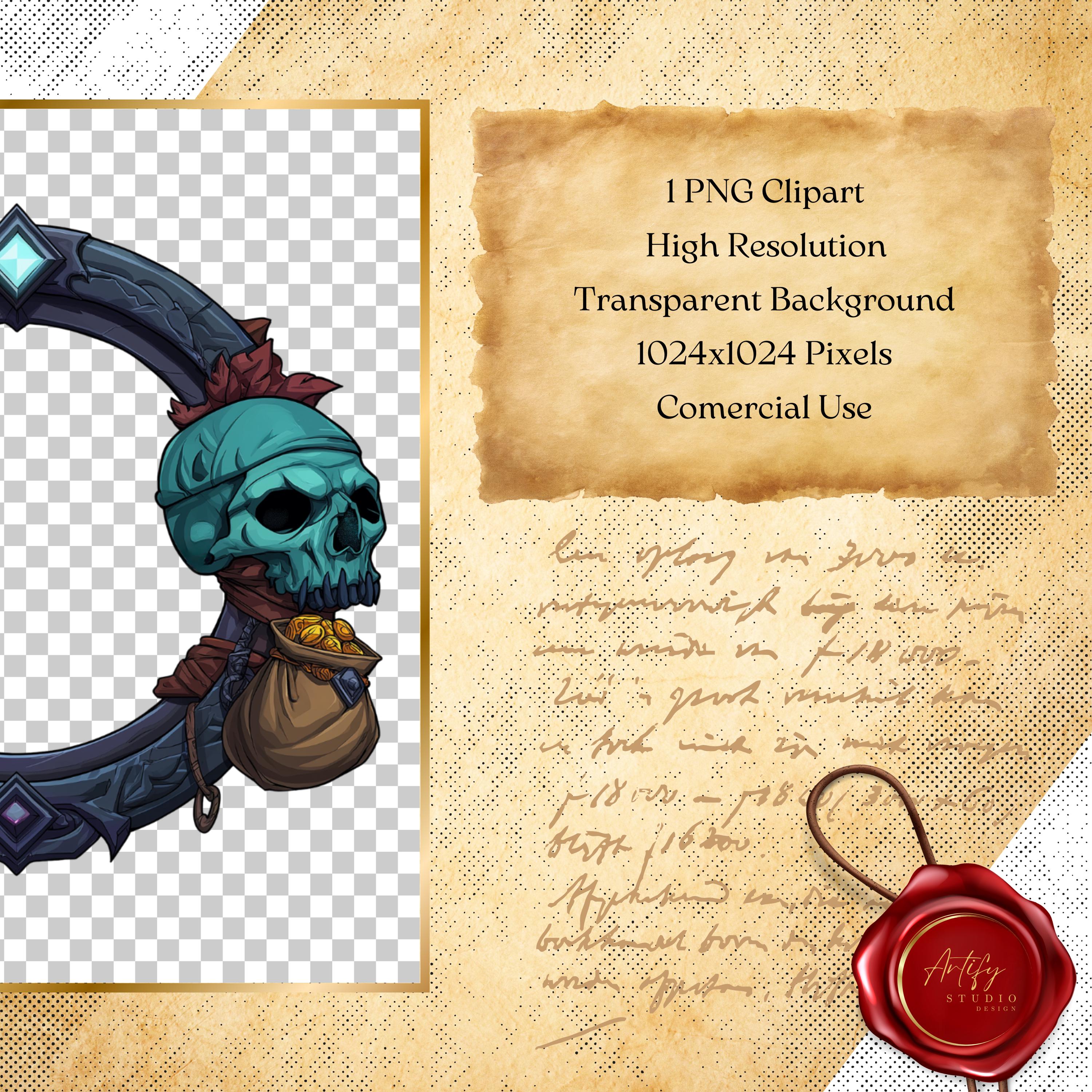 Pirate Token Frame – Digital Border for Dnd or Anything Game ...