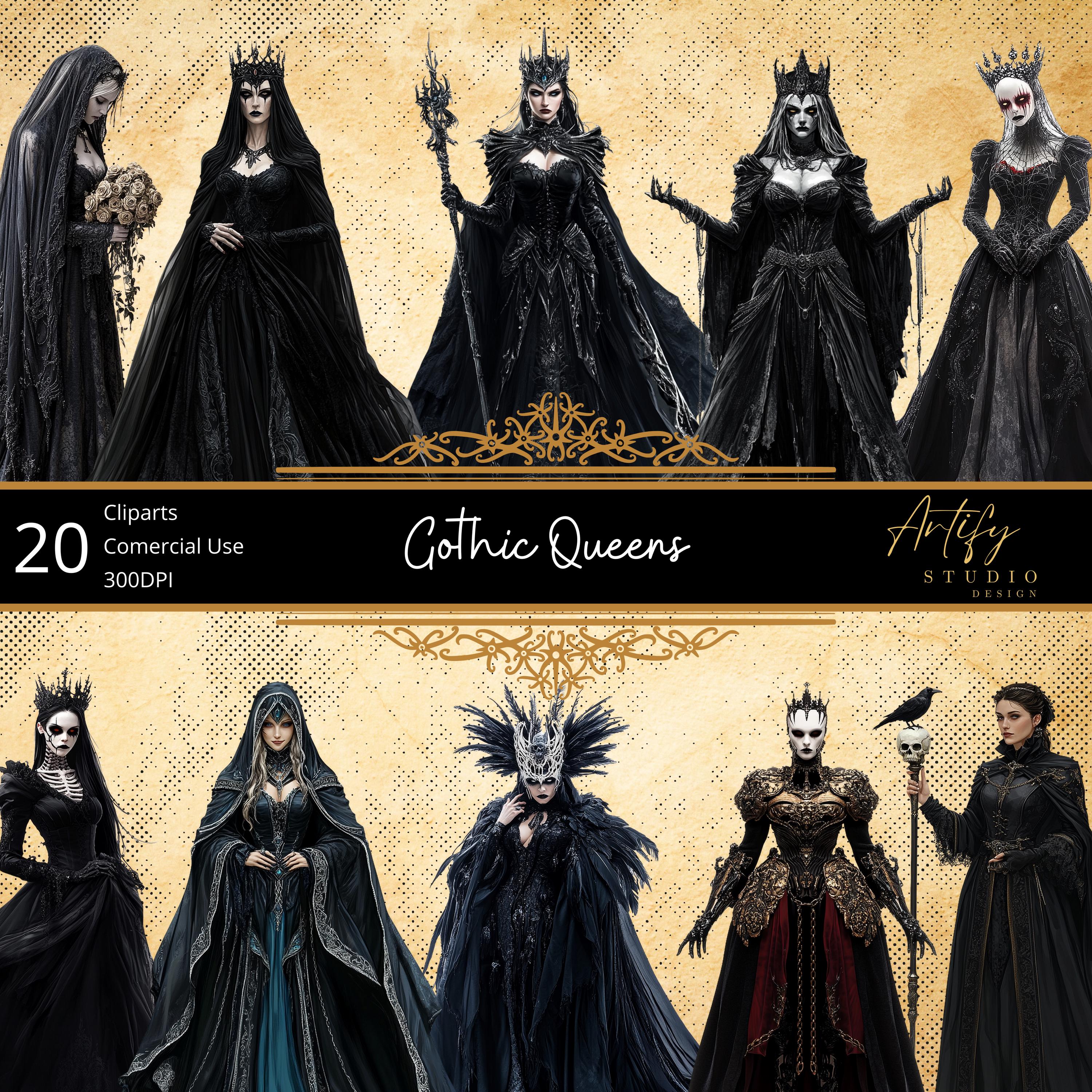 Gothic Queens – Mysterious Rulers of Darkness and Elegance , Fantasy ...