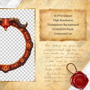 Dungeon Boss Token Frames – Digital Border for Dnd or Anything Game ...