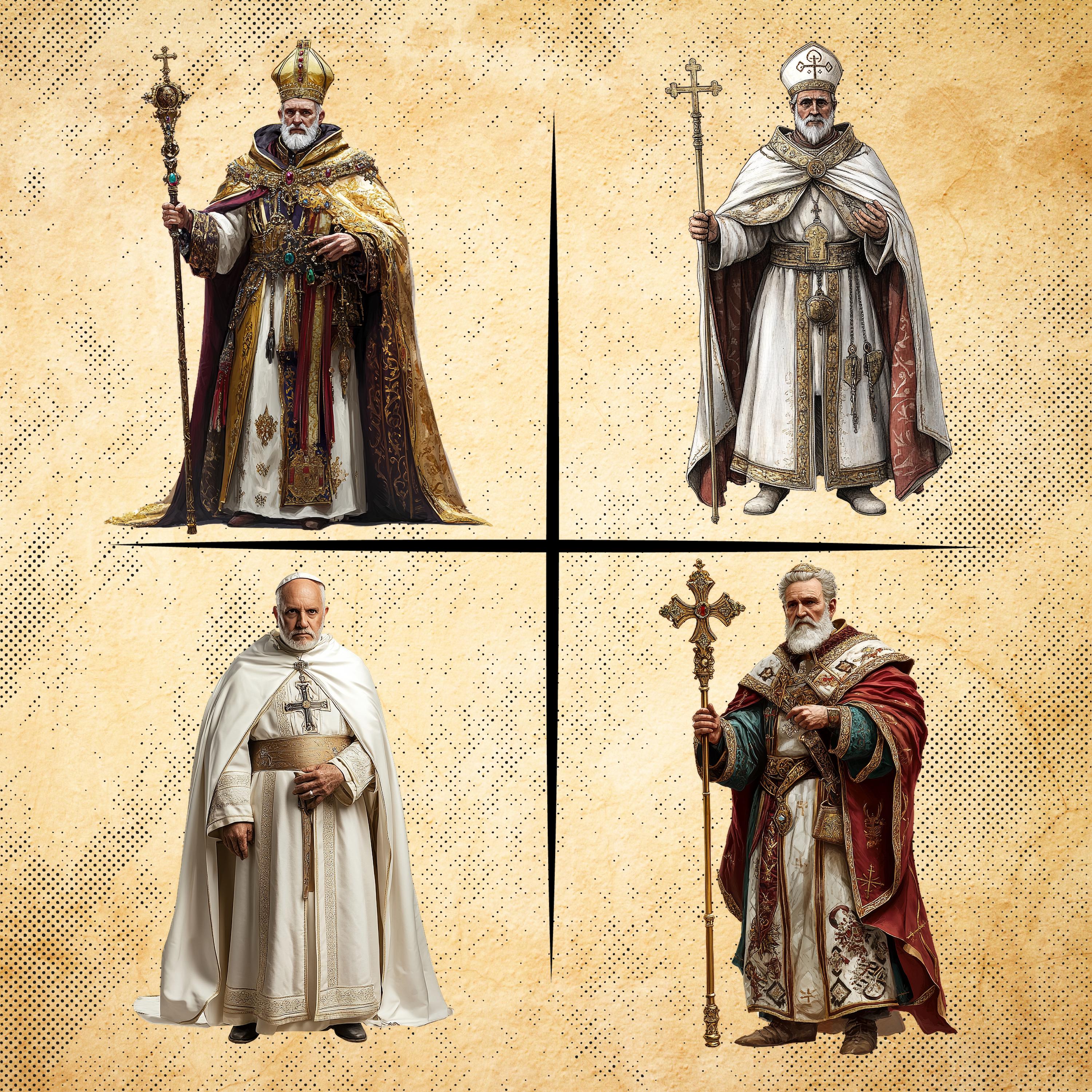 Medieval Popes – Holy Leaders of the Old World , Fantasy Cliparts ...