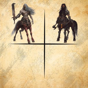 Centaur Warriors – Proud Guardians of the Wild, Fantasy Cliparts ...