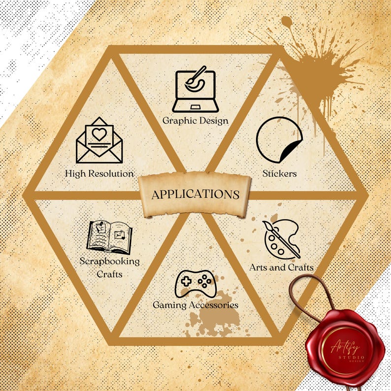 Demonic Goat Token Frame – Digital Border for Dnd or Anything Game ...