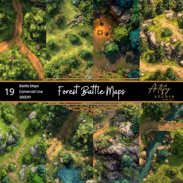 Dnd Jungle Battle Maps - Etsy