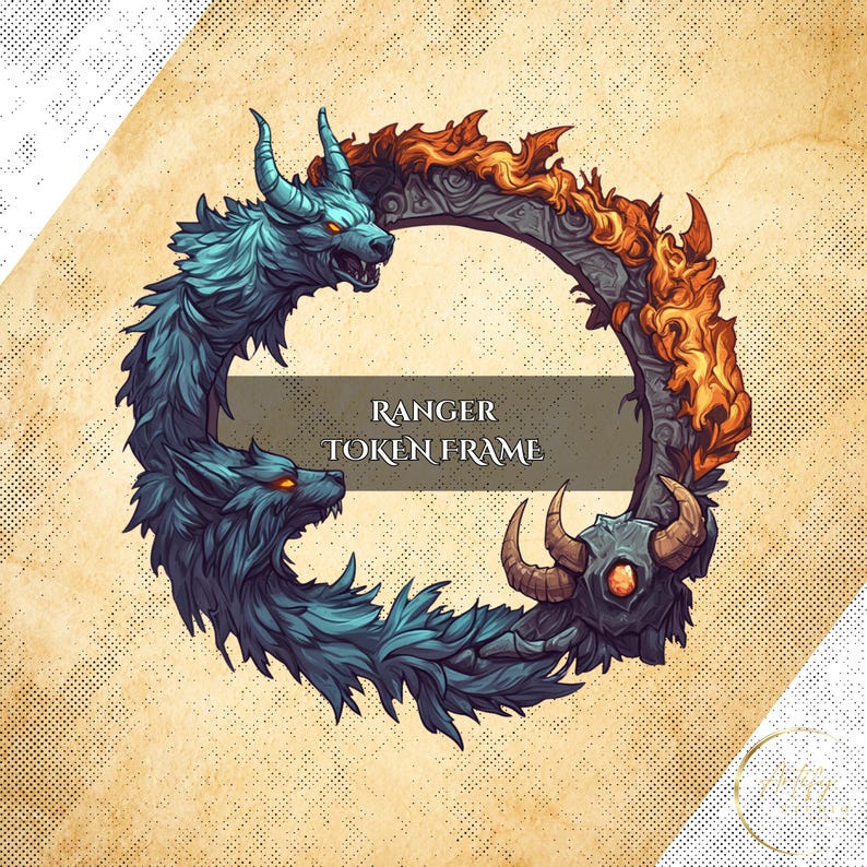 Ranger Game Token Border – Digital Border for Dnd or Anything Game ...