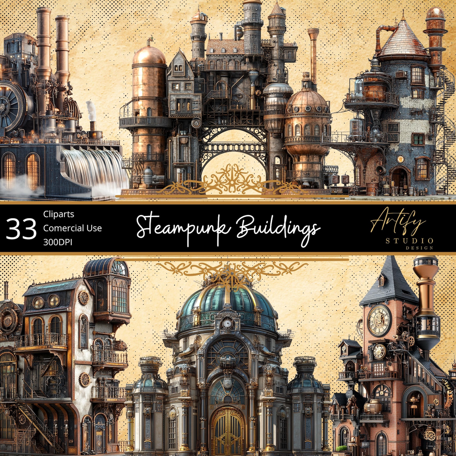 33 Steampunk Buildings – Amazing Steampunk Structures and Constructions ...