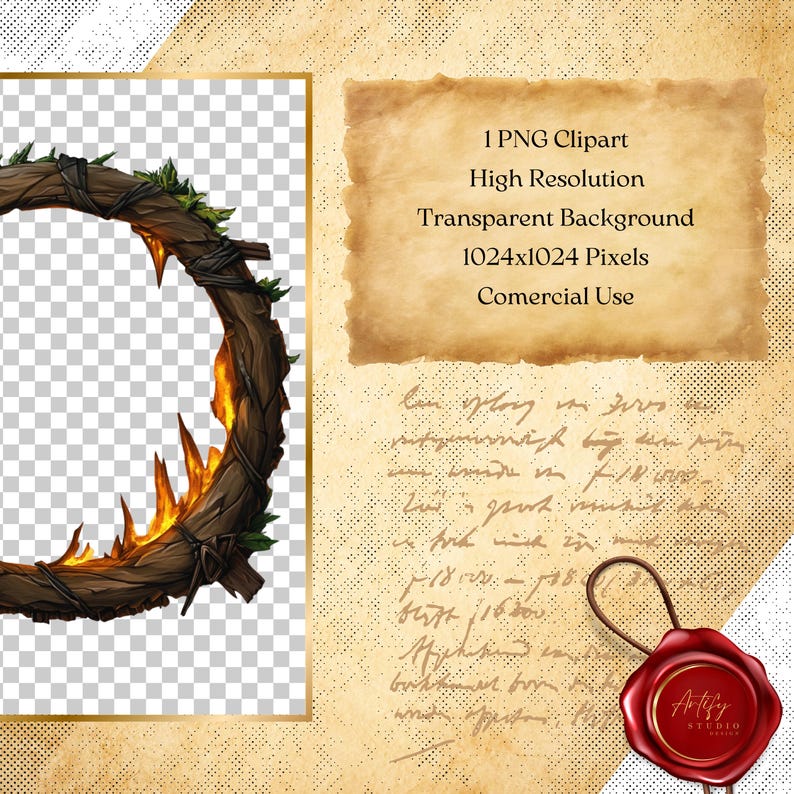 Forest Shaman Token Frame – Digital Border for Dnd or Anything Game ...