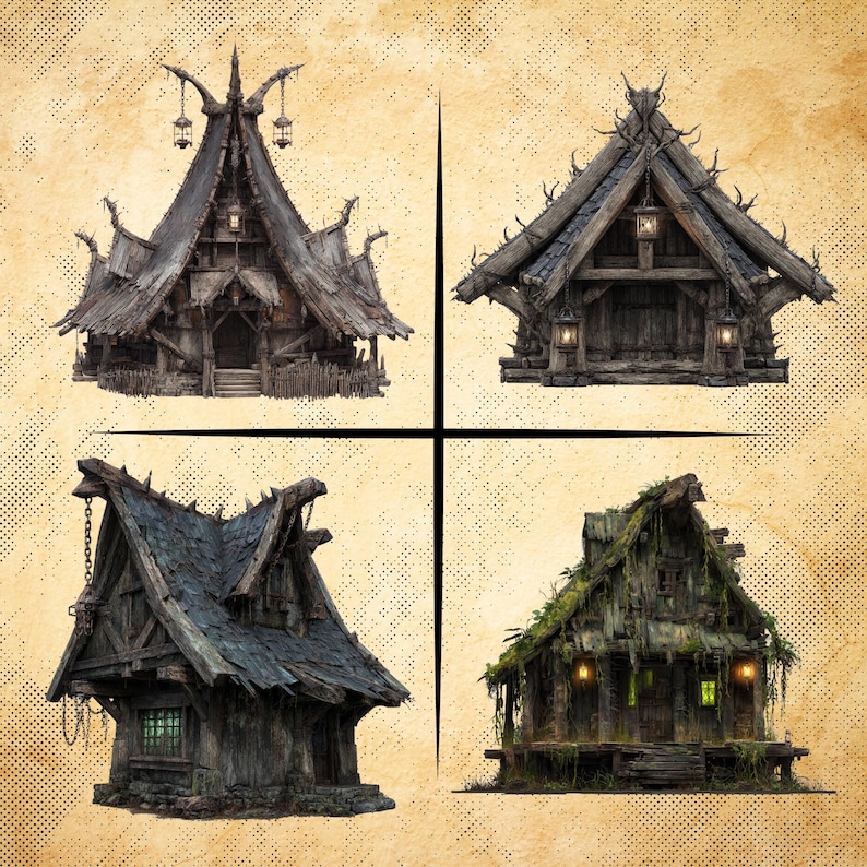 Witch Huts – 24 Enchanted Fantasy Cottages for TTRPG & RPG Worlds ...