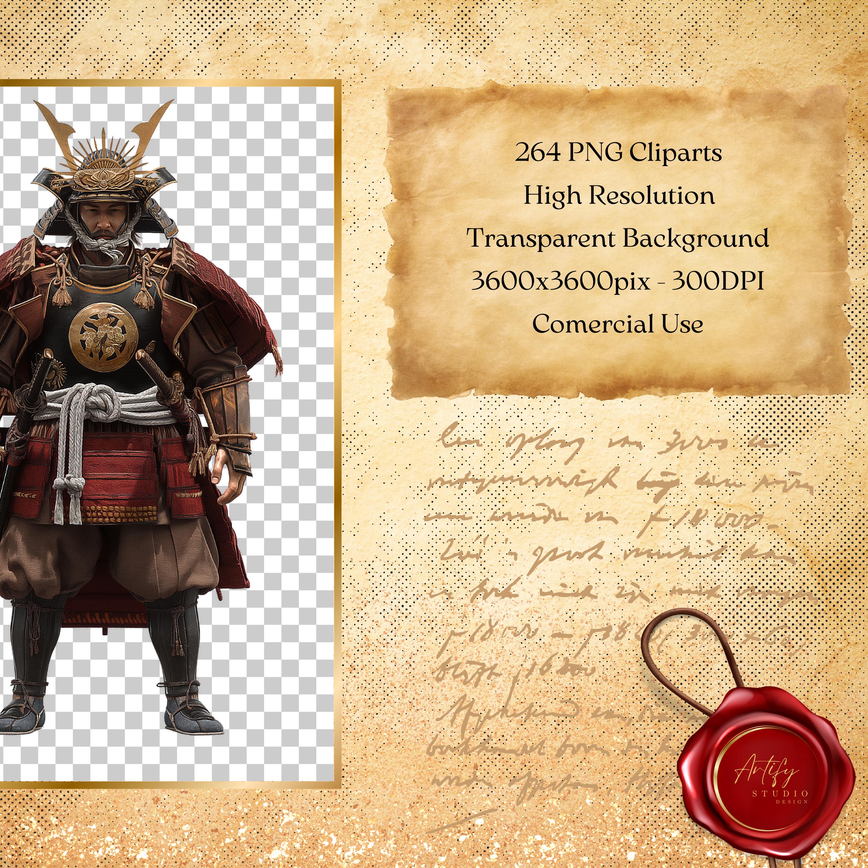 Samurai Clan Cliparts – 264 Japanese Warrior Units for TTRPG, RPG ...