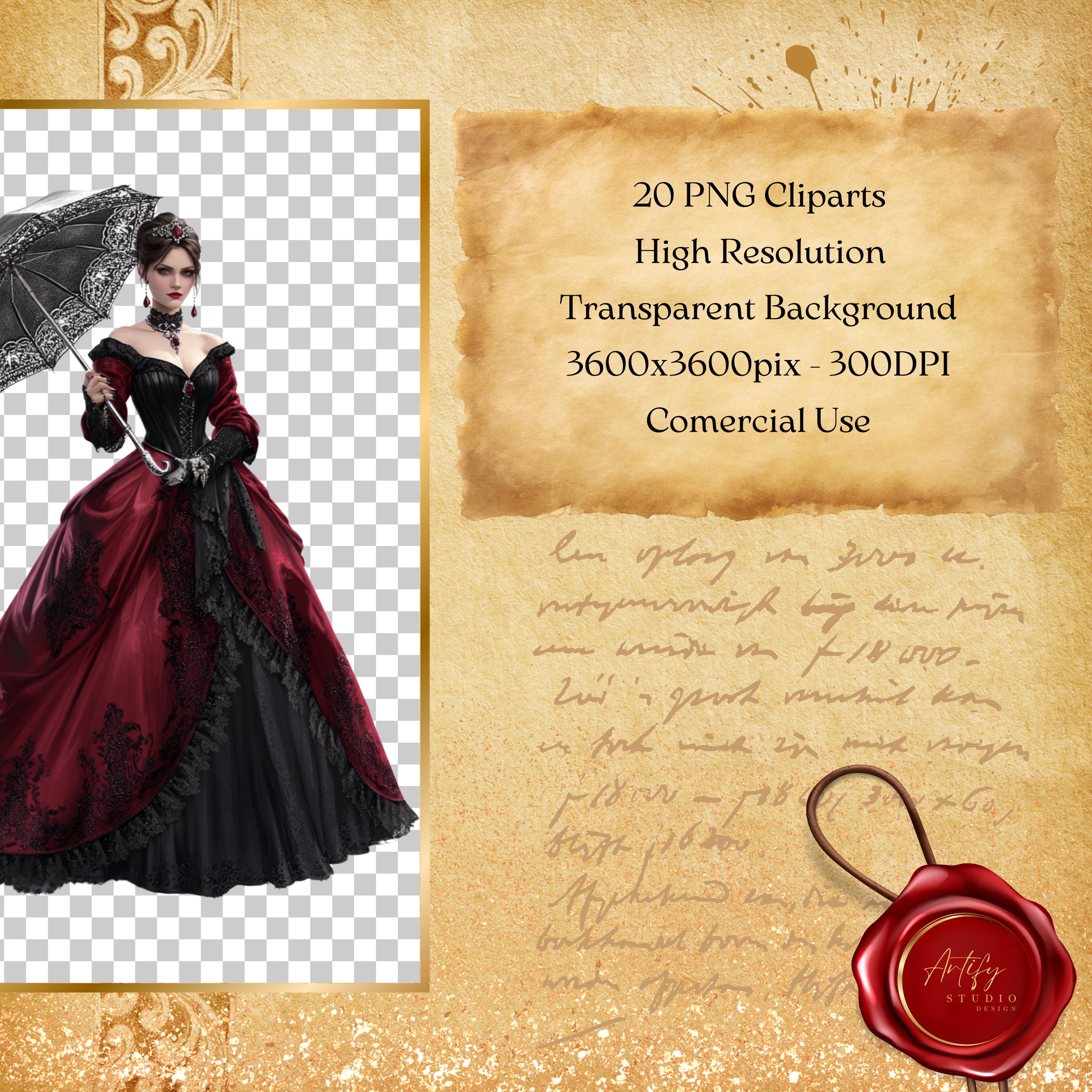 Noble Vampires Clipart – 20 Elegant and Mysterious Vampires for Your ...