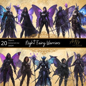 Night Fairy Warriors – 20 Enchanted Defenders of the Moonlit Realms ...
